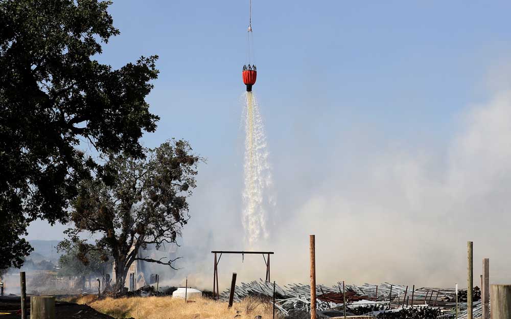 Sparks from construction work ignited fast-moving Table Rock Road fire ...