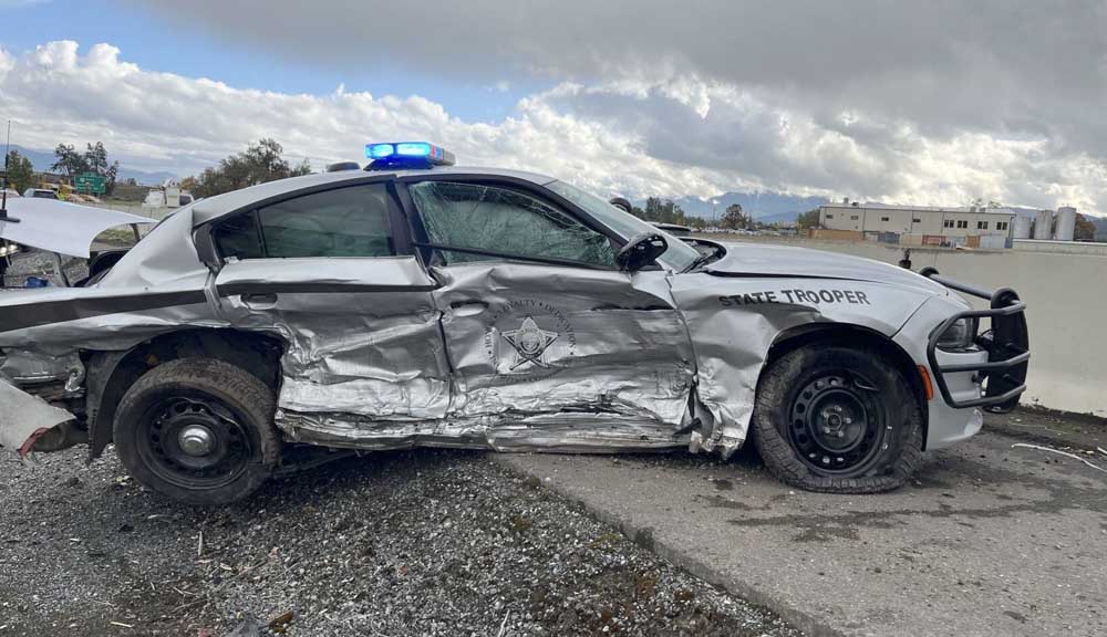Arrest, minor injuries follow after stolen Charger crashes into OSP ...