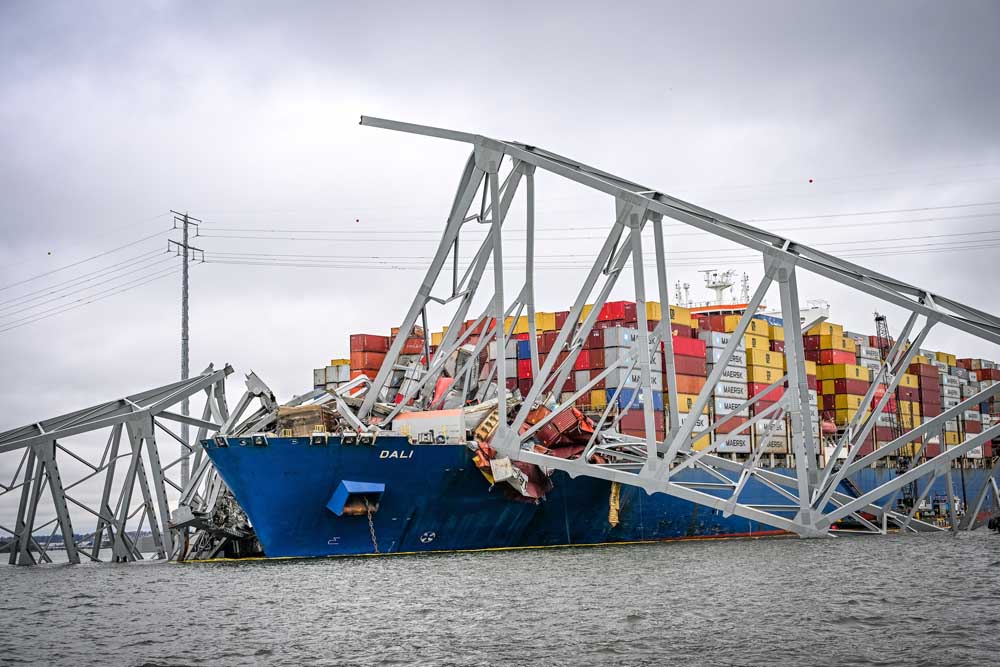 Department of Justice files lawsuit against owners of cargo ship Dali ...