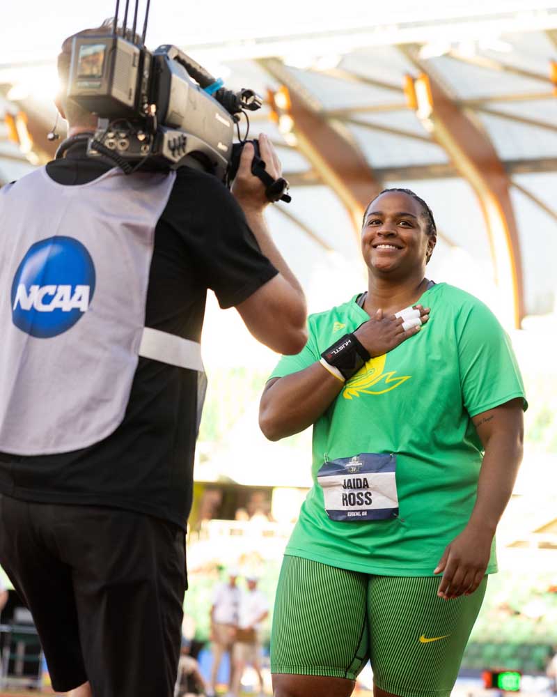 Ross named women’s national field athlete of the year | Rogue Valley Times