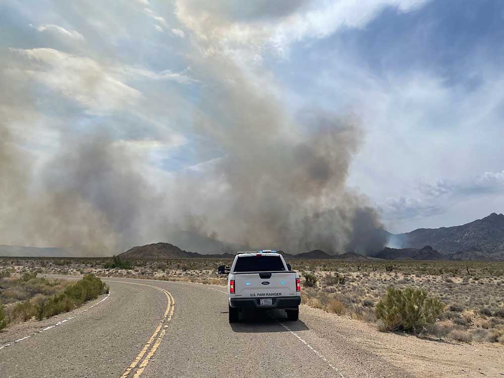 Fire, containment increase on York fire in Mojave Desert amid monsoons ...