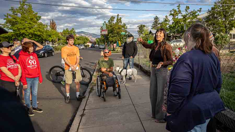 Dozens join in vigil at site of fatal shooting to mourn ‘big-hearted ...
