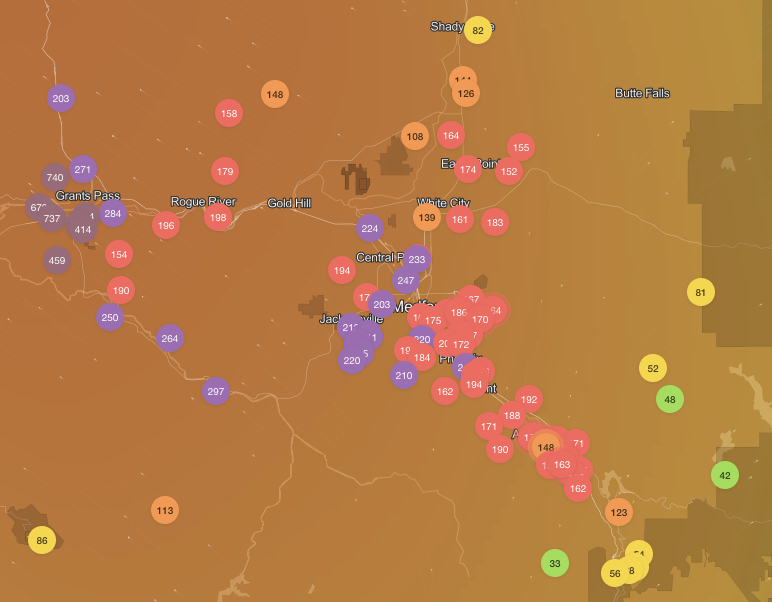UPDATE: Public warned about wildfire smoke as Moon Complex burns; road ...