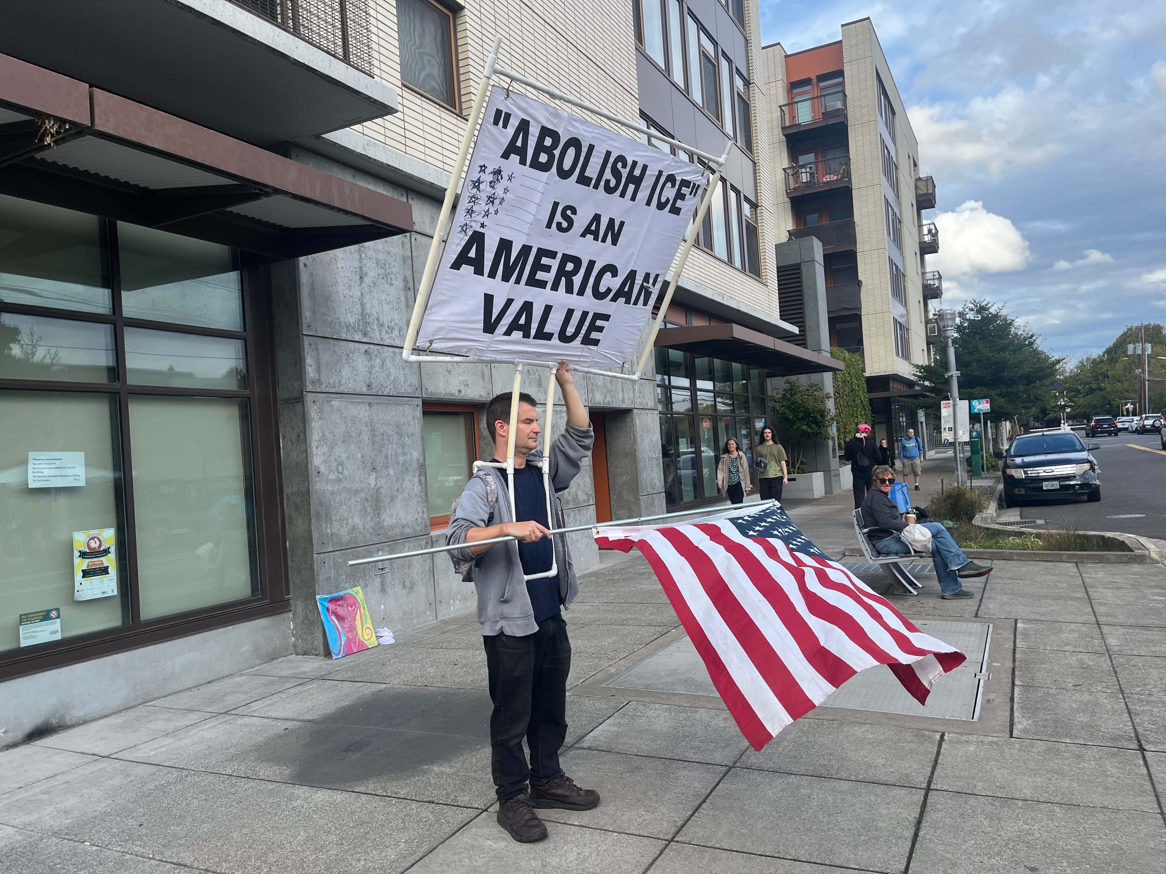 24 hours outside Portland’s ICE facility: Is this what ‘lawless mayhem ...
